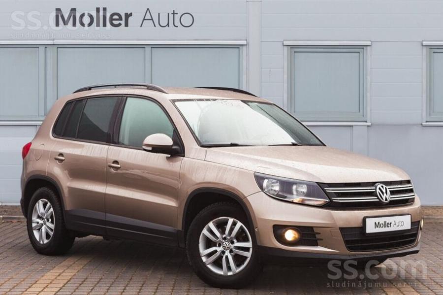 Brown Volkswagen Tiguan 2016 in Ventspils, with an engine capacity of 2.00 L and mileage of 268 thousand km for 6990 €, photo 8 on AUTOMOTO.COM.LV