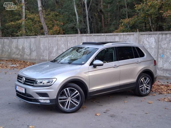 Brown Volkswagen Tiguan 2016 in Vilnius, with an engine capacity of 2.00 L and mileage of 182 thousand km for 15900 €, photo 6 on AUTOMOTO.COM.LV