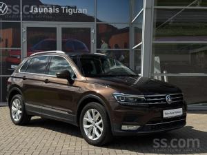 Brūns Volkswagen Tiguan 2017 Valmiera, ar dzinēja tilpumu 2.00 L un nobraukumu 211 tūkst. km par 17500 €, foto 1 vietnē AUTOMOTO.COM.LV