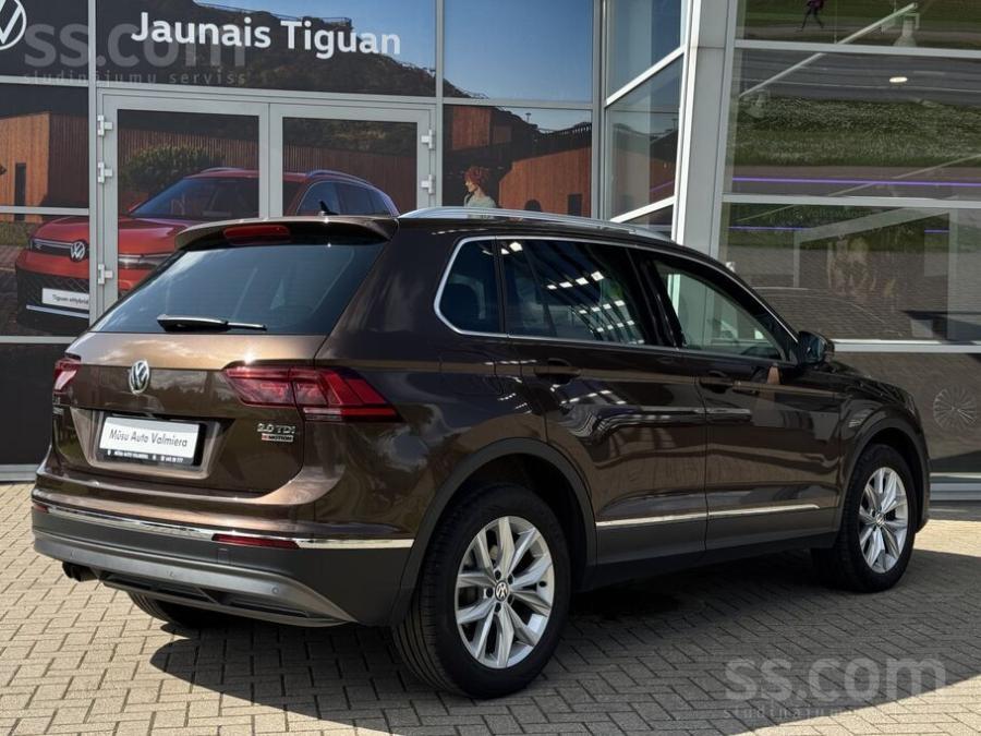 Brūns Volkswagen Tiguan 2017 Valmiera, ar dzinēja tilpumu 2.00 L un nobraukumu 211 tūkst. km par 17500 €, foto 6 vietnē AUTOMOTO.COM.LV