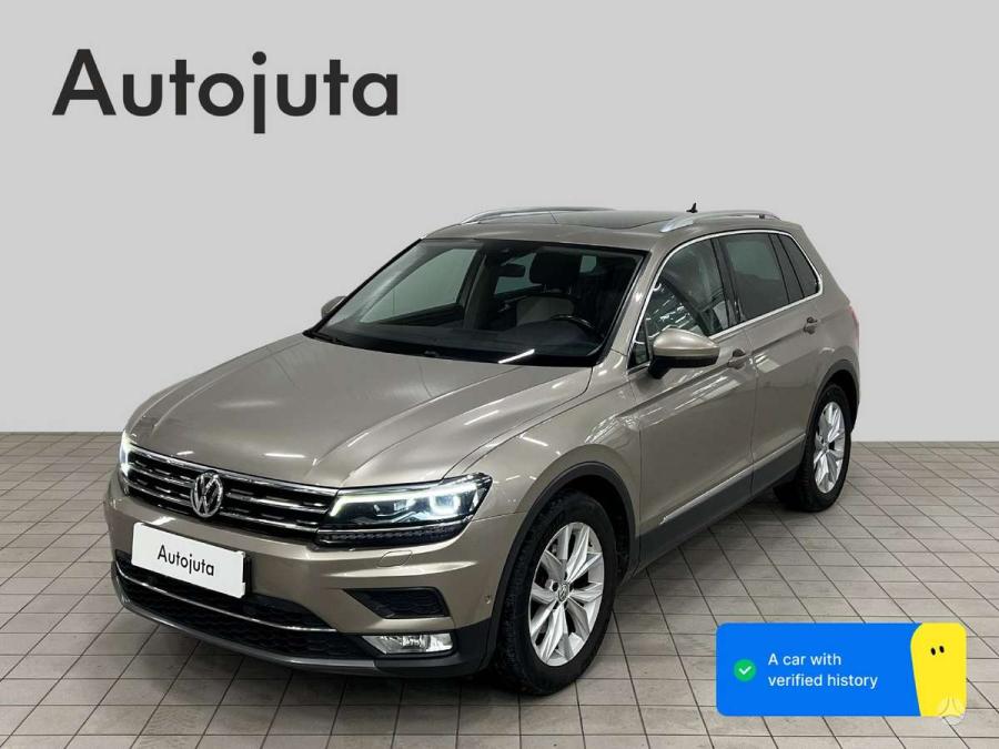 Brūns Volkswagen Tiguan 2017 Kauņa, ar dzinēja tilpumu 1.97 L un nobraukumu 208 tūkst. km par 16700 €, foto 1 vietnē AUTOMOTO.COM.LV