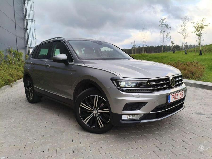 Brown Volkswagen Tiguan 2017 in Vilnius, with an engine capacity of 1.97 L and mileage of 324 thousand km for 12490 €, photo 8 on AUTOMOTO.COM.LV