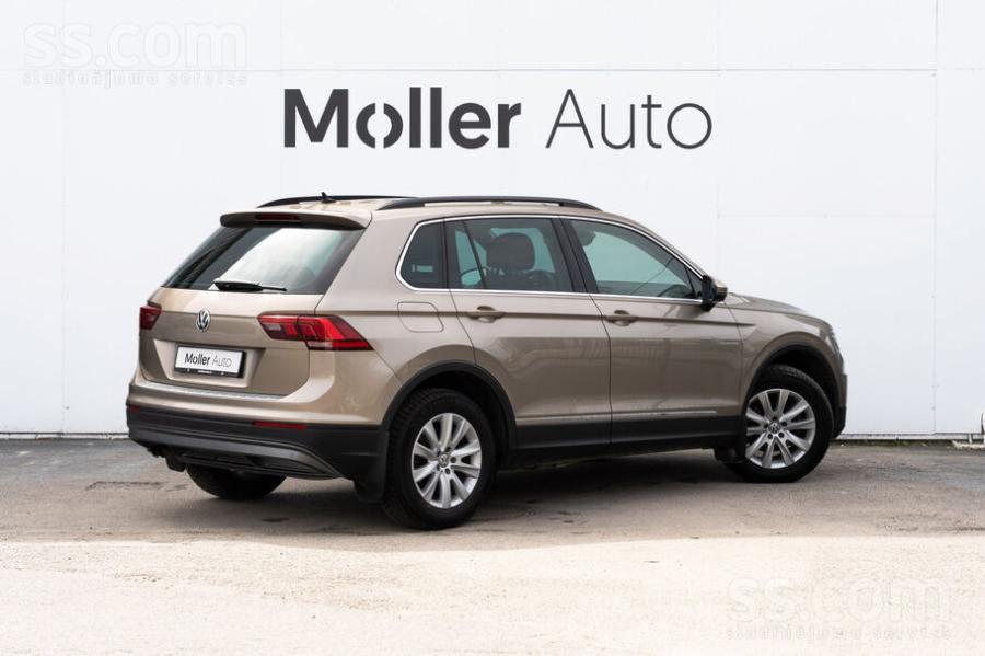 Brown Volkswagen Tiguan 2018 in Riga, with an engine capacity of 1.40 L and mileage of 185 thousand km for 19000 €, photo 4 on AUTOMOTO.COM.LV
