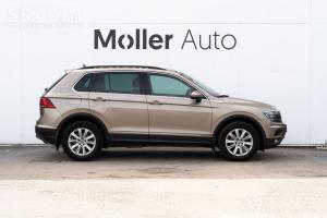 Brown Volkswagen Tiguan 2018 in Riga, with an engine capacity of 1.40 L and mileage of 185 thousand km for 19000 €, photo 5 on AUTOMOTO.COM.LV