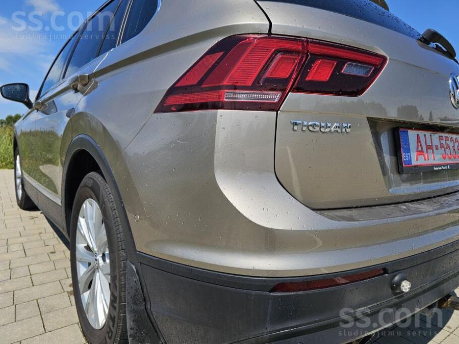 Brown Volkswagen Tiguan 2018 in Riga, with an engine capacity of 1.40 L and mileage of 321 thousand km for 11800 €, photo 13 on AUTOMOTO.COM.LV