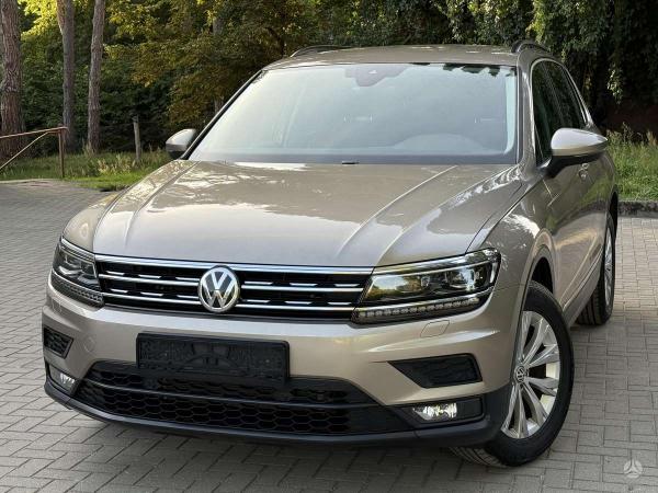 Brown Volkswagen Tiguan 2018 in Prienai, with an engine capacity of 1.97 L and mileage of 224 thousand km for 13950 €, photo 6 on AUTOMOTO.COM.LV