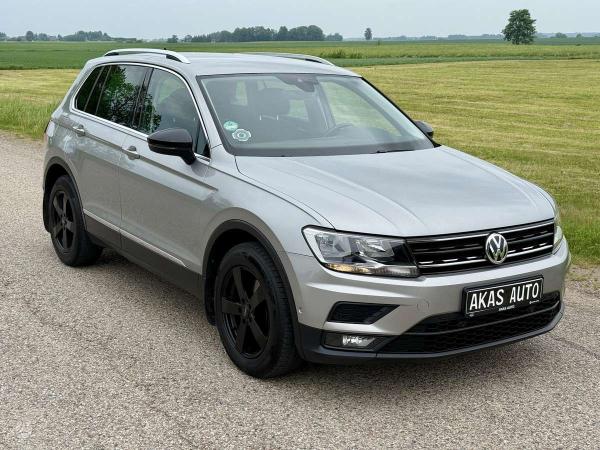 Brown Volkswagen Tiguan 2019 in Vilkaviskis, with an engine capacity of 1.97 L and mileage of 217 thousand km for 15900 €, photo 2 on AUTOMOTO.COM.LV