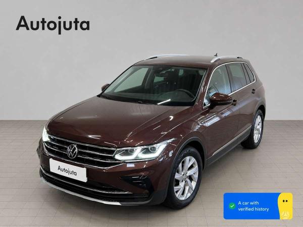 Brūns Volkswagen Tiguan 2021 Kauņa, ar dzinēja tilpumu 1.50 L un nobraukumu 37 tūkst. km par 24500 €, foto 1 vietnē AUTOMOTO.COM.LV