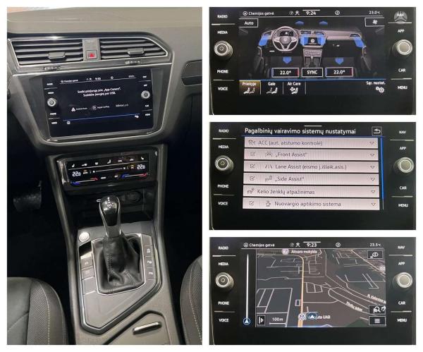 Brūns Volkswagen Tiguan 2021 Kauņa, ar dzinēja tilpumu 1.50 L un nobraukumu 37 tūkst. km par 24500 €, foto 9 vietnē AUTOMOTO.COM.LV