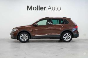Brūns Volkswagen Tiguan 2022 Viļņa, ar dzinēja tilpumu 1.50 L un nobraukumu 93 tūkst. km par 21750 €, foto 2 vietnē AUTOMOTO.COM.LV