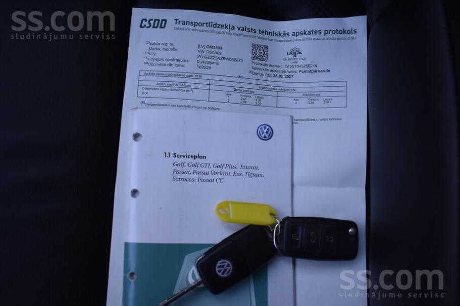 Volkswagen Tiguan 2008 Talsi, ar dzinēja tilpumu 2.00 L un nobraukumu 169 tūkst. km par 7400 €, foto 23 vietnē AUTOMOTO.COM.LV