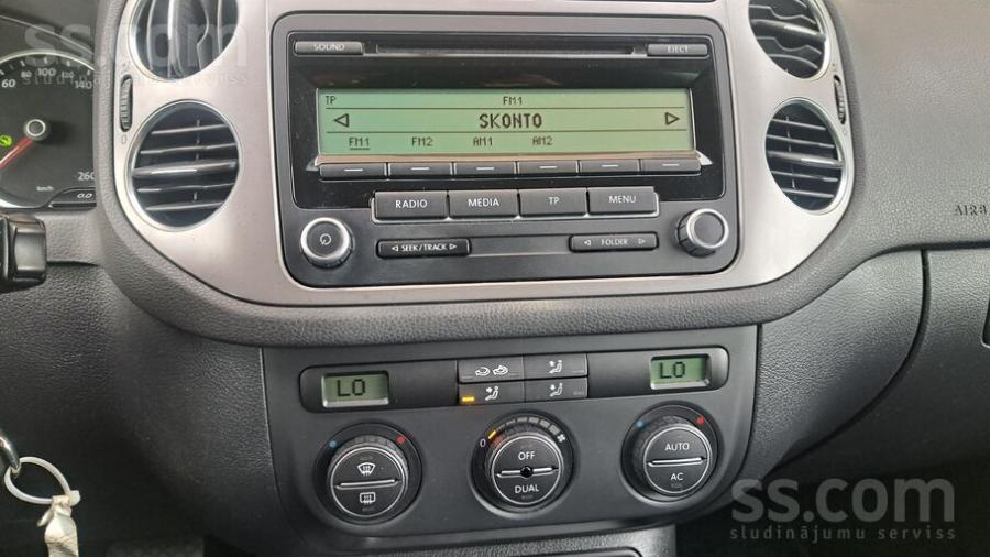 Volkswagen Tiguan 2009 Ogre, ar dzinēja tilpumu 2.00 L un nobraukumu 163 tūkst. km par 7350 €, foto 18 vietnē AUTOMOTO.COM.LV