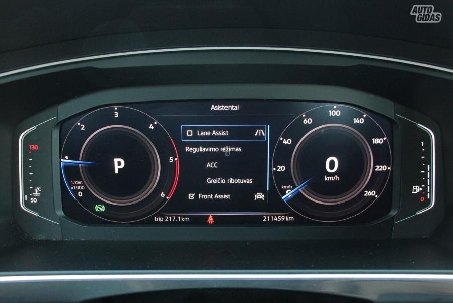 Volkswagen Tiguan 2019 in Vilnius, with an engine capacity of 2.00 L and mileage of 211 thousand km for 19250 €, photo 9 on AUTOMOTO.COM.LV
