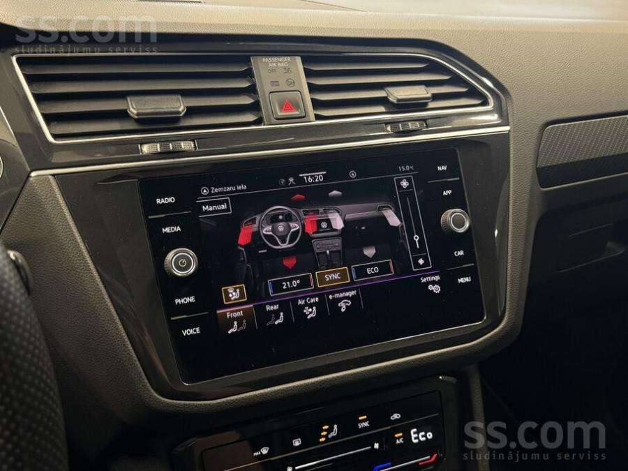 Фольксваген Тигуан 2021 в Рига, объемом двигателя 1.40 л и пробегом 111 тыс. км за 22990 €, фото 22 на AUTOMOTO.COM.LV