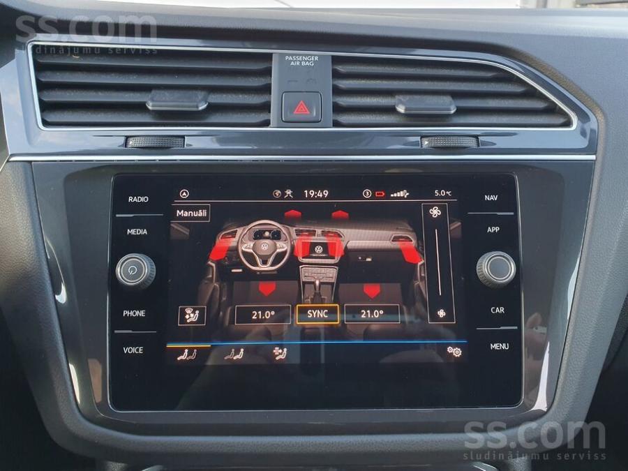 Volkswagen Tiguan 2021 Rīga, ar dzinēja tilpumu 1.50 L un nobraukumu 75 tūkst. km par 22250 €, foto 27 vietnē AUTOMOTO.COM.LV