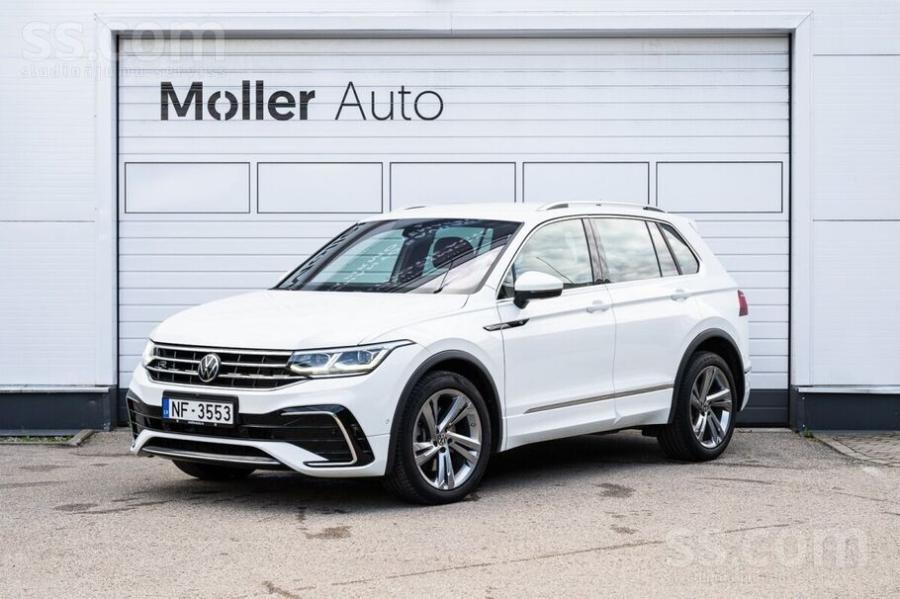 Volkswagen Tiguan 2022 in Riga, with an engine capacity of 2.00 L and mileage of 63 thousand km for 28950 €, photo 1 on AUTOMOTO.COM.LV
