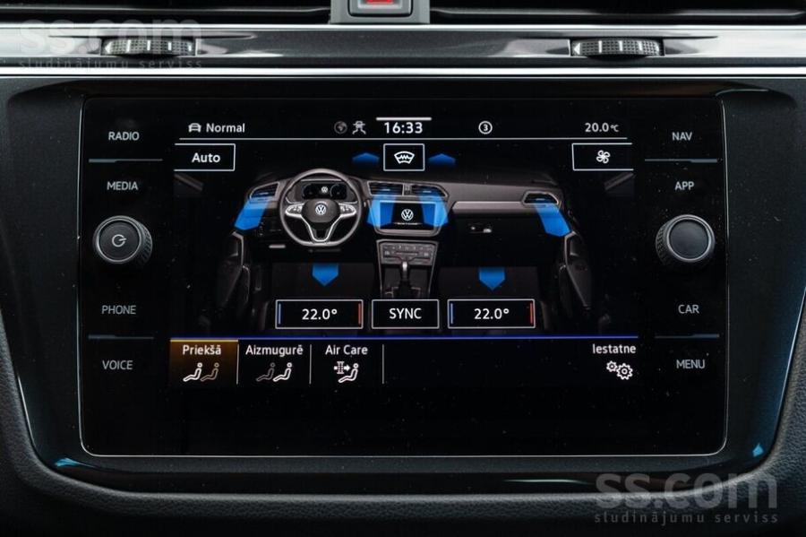 Volkswagen Tiguan 2022 in Riga, with an engine capacity of 2.00 L and mileage of 63 thousand km for 28950 €, photo 14 on AUTOMOTO.COM.LV