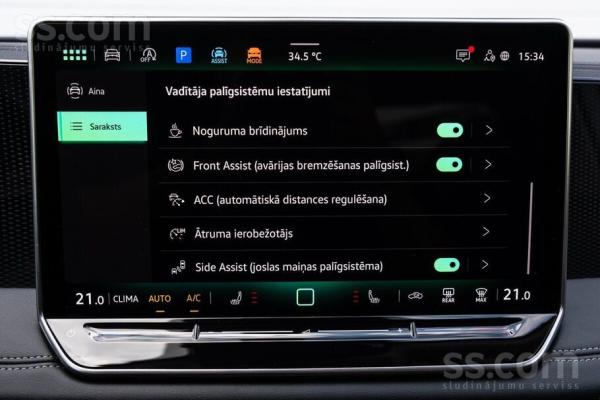 Фольксваген Тигуан 2024 в Рига, объемом двигателя 2.00 л и пробегом 21 тыс. км за 32950 €, фото 10 на AUTOMOTO.COM.LV