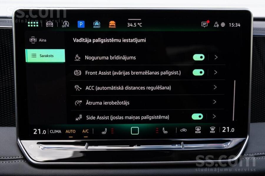 Volkswagen Tiguan 2024 Rīga, ar dzinēja tilpumu 2.00 L un nobraukumu 21 tūkst. km par 32950 €, foto 11 vietnē AUTOMOTO.COM.LV