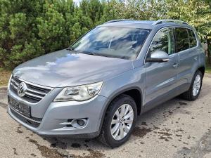 Zaļš Volkswagen Tiguan 2008 Ukmergė, ar dzinēja tilpumu 1.40 L un nobraukumu 241 tūkst. km par 4250 €, foto  vietnē AUTOMOTO.COM.LV