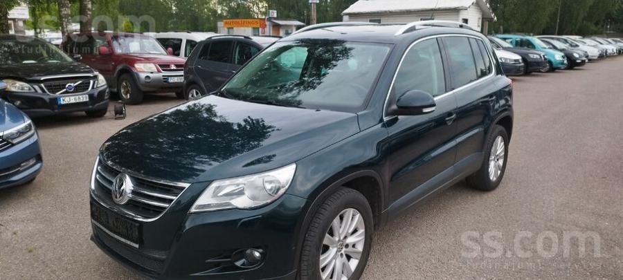 Zaļš Volkswagen Tiguan 2010 Rīga, ar dzinēja tilpumu 2.00 L un nobraukumu 0 tūkst. km par 7450 €, foto 1 vietnē AUTOMOTO.COM.LV