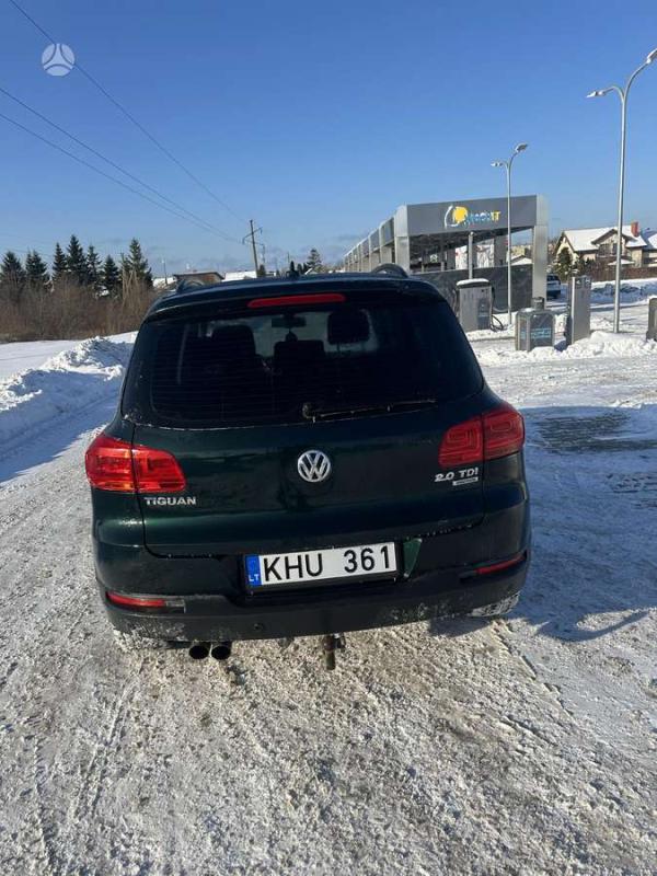 Zaļš Volkswagen Tiguan 2012 Viļņa, ar dzinēja tilpumu 1.97 L un nobraukumu 305 tūkst. km par 9100 €, foto 7 vietnē AUTOMOTO.COM.LV
