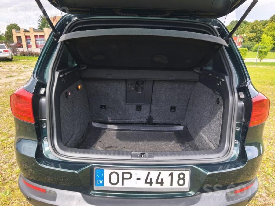 Zaļš Volkswagen Tiguan 2012 Kuldīga, ar dzinēja tilpumu 2.00 L un nobraukumu 316 tūkst. km par 9990 €, foto 14 vietnē AUTOMOTO.COM.LV