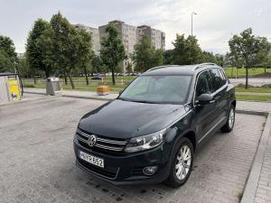 Zaļš Volkswagen Tiguan 2013 Kauņa, ar dzinēja tilpumu 1.97 L un nobraukumu 205 tūkst. km par 8800 €, foto  vietnē AUTOMOTO.COM.LV