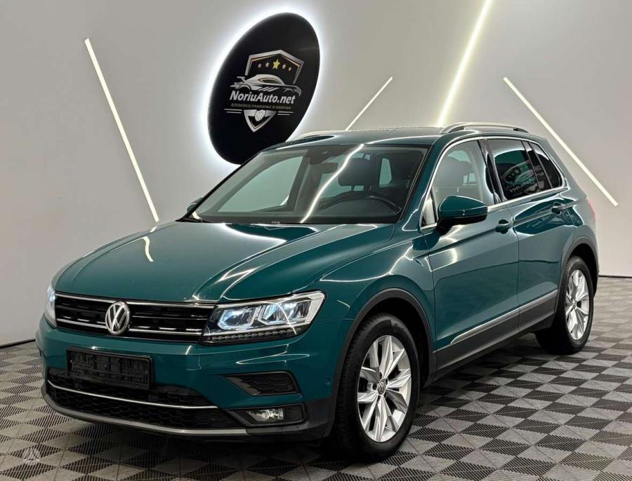 Green Volkswagen Tiguan 2019 in Marijampole, with an engine capacity of 1.97 L and mileage of 256 thousand km for 15650 €, photo 29 on AUTOMOTO.COM.LV