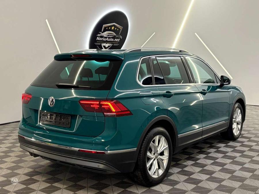 Green Volkswagen Tiguan 2019 in Marijampole, with an engine capacity of 1.97 L and mileage of 256 thousand km for 15650 €, photo 34 on AUTOMOTO.COM.LV