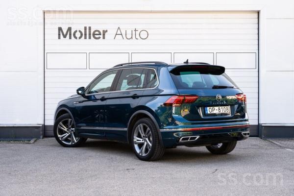 Green Volkswagen Tiguan 2020 in Riga, with an engine capacity of 2.00 L and mileage of 130 thousand km for 26500 €, photo 4 on AUTOMOTO.COM.LV