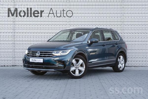 Green Volkswagen Tiguan 2021 in Riga, with an engine capacity of 1.50 L and mileage of 90 thousand km for 27050 €, photo 1 on AUTOMOTO.COM.LV