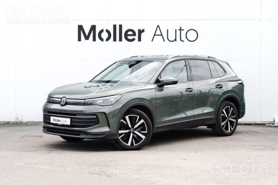Zaļš Volkswagen Tiguan 2024 Rīga, ar dzinēja tilpumu 1.50 L un nobraukumu 22 tūkst. km par 32950 €, foto 1 vietnē AUTOMOTO.COM.LV