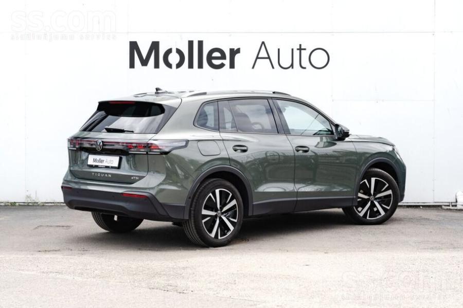 Zaļš Volkswagen Tiguan 2024 Rīga, ar dzinēja tilpumu 1.50 L un nobraukumu 22 tūkst. km par 32950 €, foto 5 vietnē AUTOMOTO.COM.LV