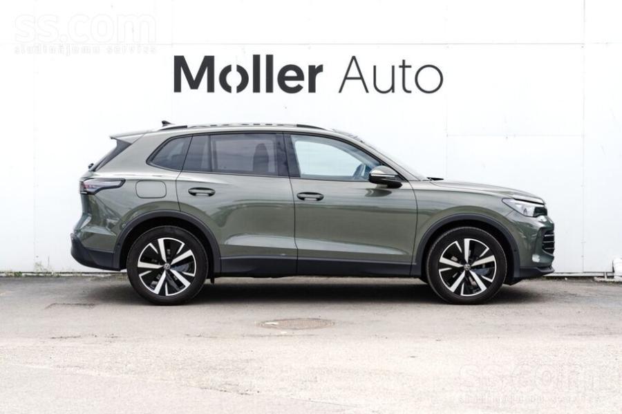 Zaļš Volkswagen Tiguan 2024 Rīga, ar dzinēja tilpumu 1.50 L un nobraukumu 22 tūkst. km par 32950 €, foto 6 vietnē AUTOMOTO.COM.LV