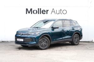 Zaļš Volkswagen Tiguan 2024 Rīga, ar dzinēja tilpumu 1.50 L un nobraukumu 36 tūkst. km par 33500 €, foto  vietnē AUTOMOTO.COM.LV