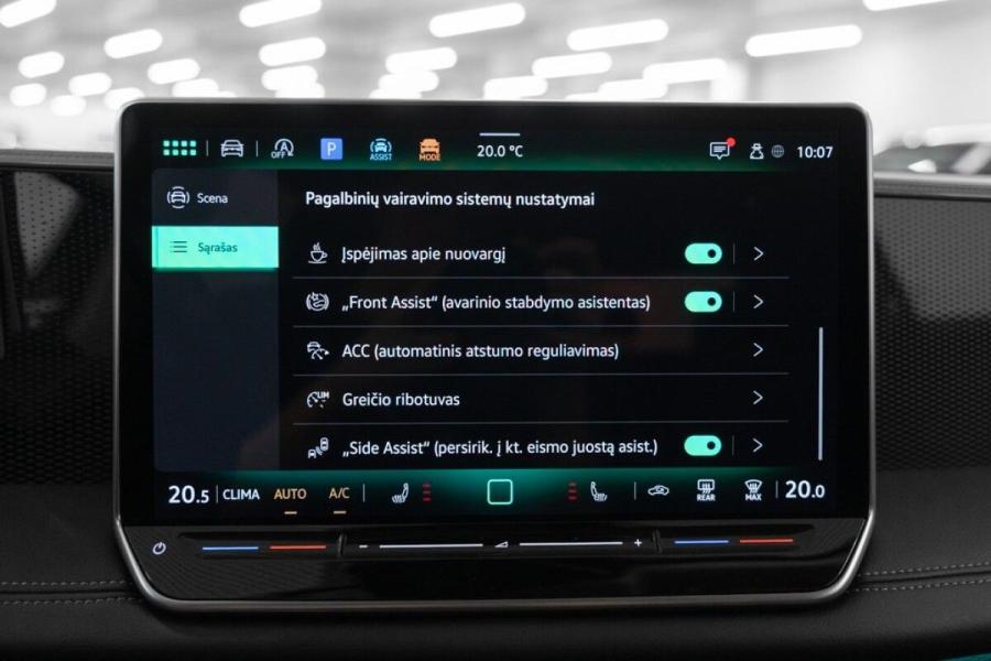 Zaļš Volkswagen Tiguan 2024 Viļņa, ar dzinēja tilpumu 2.00 L un nobraukumu 73 tūkst. km par 29500 €, foto 17 vietnē AUTOMOTO.COM.LV