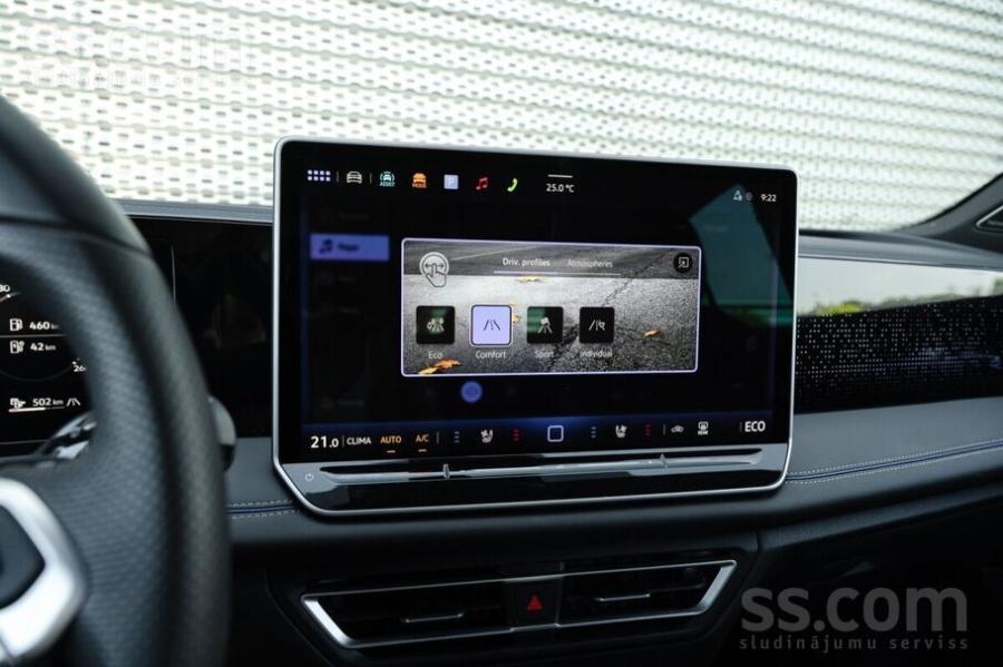 Zaļš Volkswagen Tiguan 2025 Rīga, ar dzinēja tilpumu 1.40 L un nobraukumu 15 tūkst. km par 45900 €, foto 22 vietnē AUTOMOTO.COM.LV