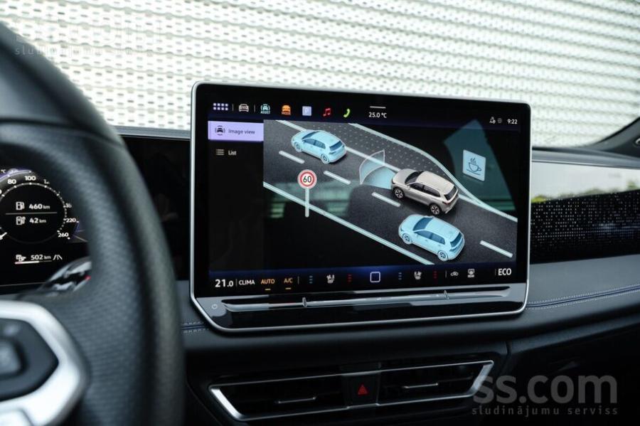 Zaļš Volkswagen Tiguan 2025 Rīga, ar dzinēja tilpumu 1.40 L un nobraukumu 15 tūkst. km par 45900 €, foto 26 vietnē AUTOMOTO.COM.LV