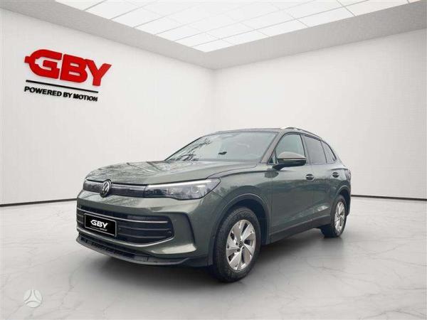 Green Volkswagen Tiguan 2025 in Vilnius, with an engine capacity of 1.50 L and mileage of 36 thousand km for 31500 €, photo 1 on AUTOMOTO.COM.LV