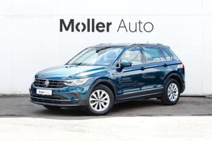 Zaļš Volkswagen Tiguan 2021 Rīga, ar dzinēja tilpumu 1.50 L un nobraukumu 59 tūkst. km par 22950 €, foto  vietnē AUTOMOTO.COM.LV