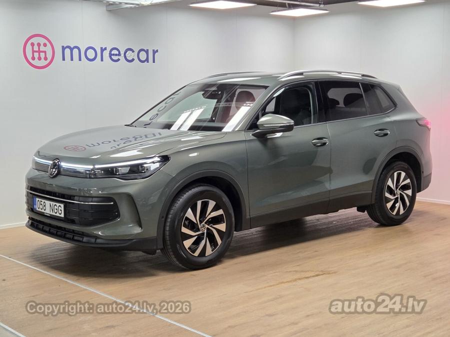 Green Volkswagen Tiguan 2024 in Tallinn, with an engine capacity of 1.50 L and mileage of 40 thousand km for 31700 €, photo 1 on AUTOMOTO.COM.LV