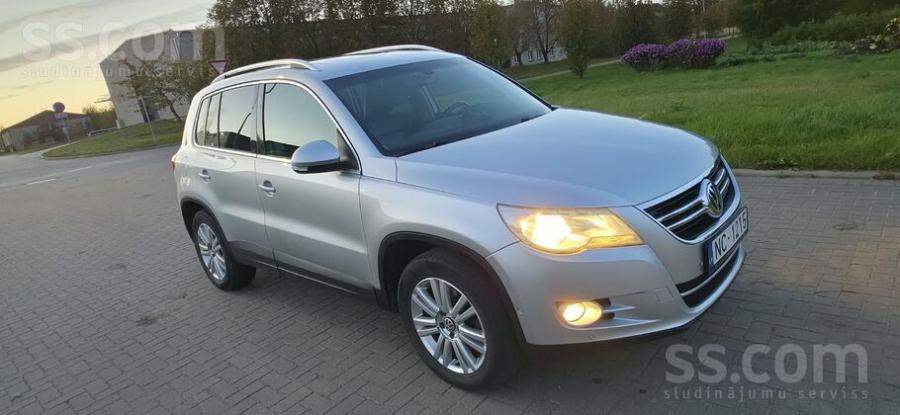 Pelēks Volkswagen Tiguan 2007 Kuldīga, ar dzinēja tilpumu 2.00 L un nobraukumu 349 tūkst. km par 4399 €, foto 1 vietnē AUTOMOTO.COM.LV