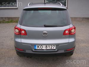 Grey Volkswagen Tiguan 2008 in Riga, with an engine capacity of 2.00 L and mileage of 0 thousand km for 5650 €, photo 7 on AUTOMOTO.COM.LV