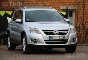 Grey Volkswagen Tiguan 2009 in Rezekne, with an engine capacity of 2.00 L and mileage of 321 thousand km for 6495 €, photo 11 on AUTOMOTO.COM.LV