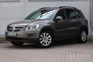Pelēks Volkswagen Tiguan 2009 Rīga, ar dzinēja tilpumu 2.00 L un nobraukumu 0 tūkst. km par 3495 €, foto  vietnē AUTOMOTO.COM.LV