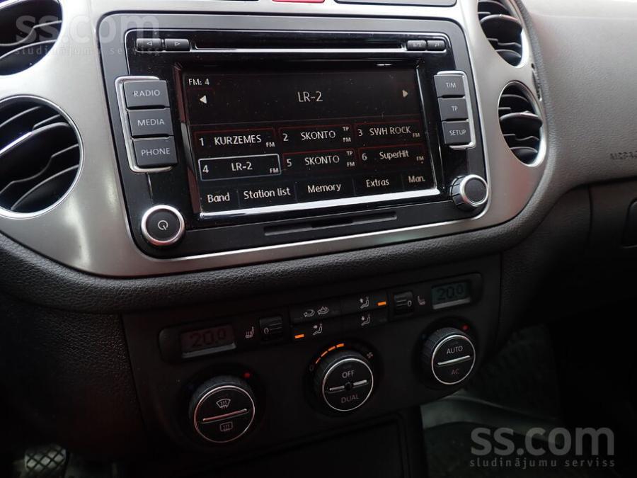 Grey Volkswagen Tiguan 2009 in Liepaja, with an engine capacity of 1.40 L and mileage of 131 thousand km for 5950 €, photo 13 on AUTOMOTO.COM.LV