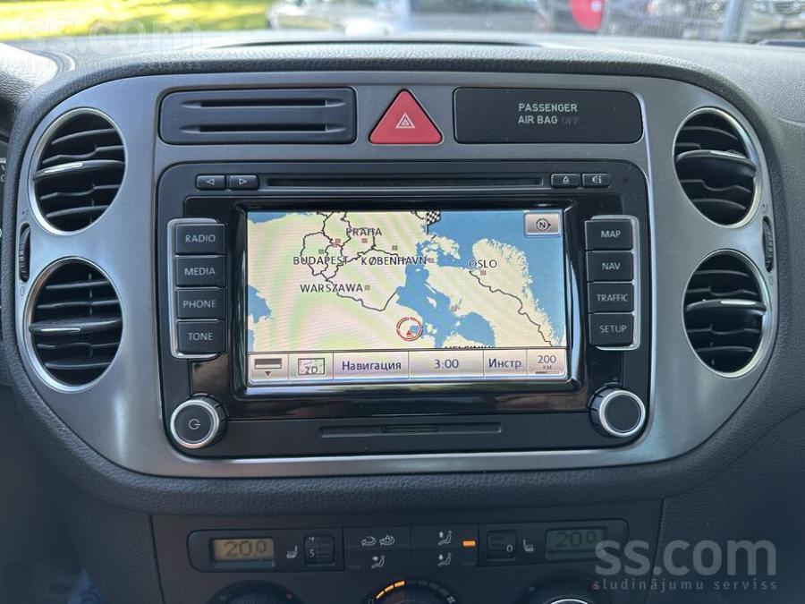 Grey Volkswagen Tiguan 2009 in Riga, with an engine capacity of 2.00 L and mileage of 232 thousand km for 6290 €, photo 27 on AUTOMOTO.COM.LV