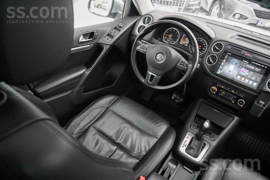 Pelēks Volkswagen Tiguan 2011 Rīga, ar dzinēja tilpumu 2.00 L un nobraukumu 160 tūkst. km par 11990 €, foto 9 vietnē AUTOMOTO.COM.LV