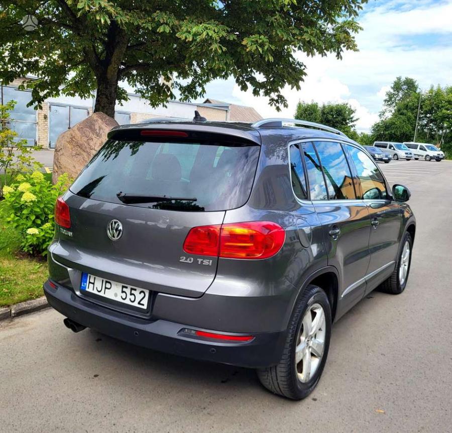 Pelēks Volkswagen Tiguan 2012 Šauļi, ar dzinēja tilpumu 2.00 L un nobraukumu 230 tūkst. km par 5990 €, foto 16 vietnē AUTOMOTO.COM.LV